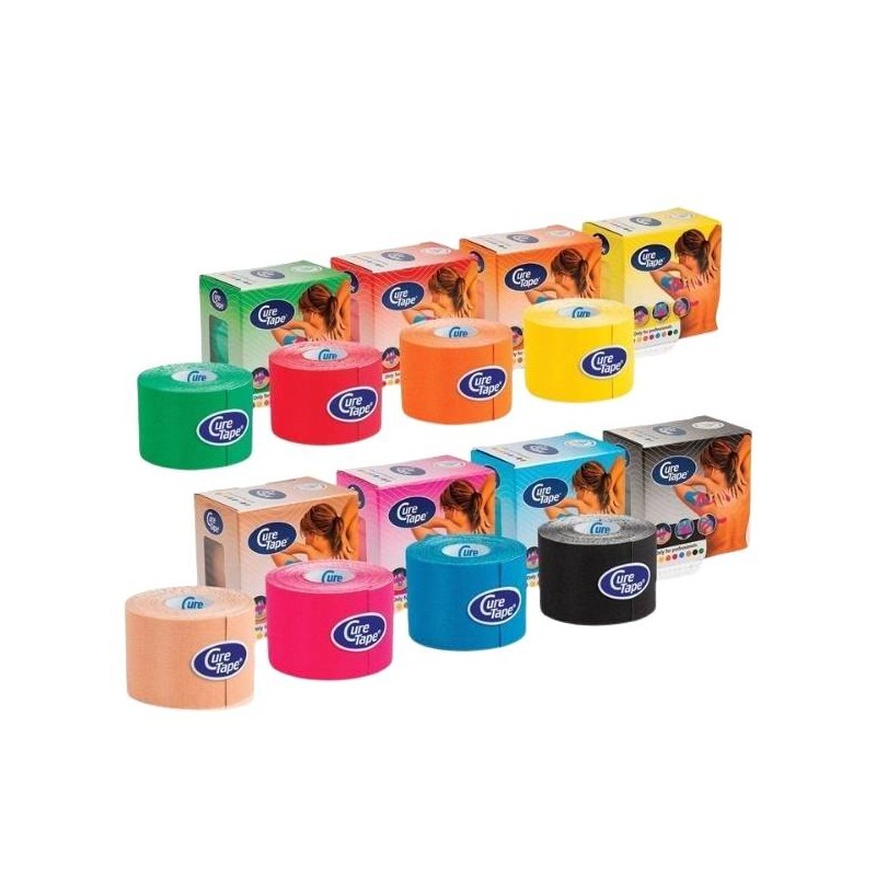 Cure Tape Classic - taśma do kinesiotapingu - 5 cm x 5 m - różne kolory