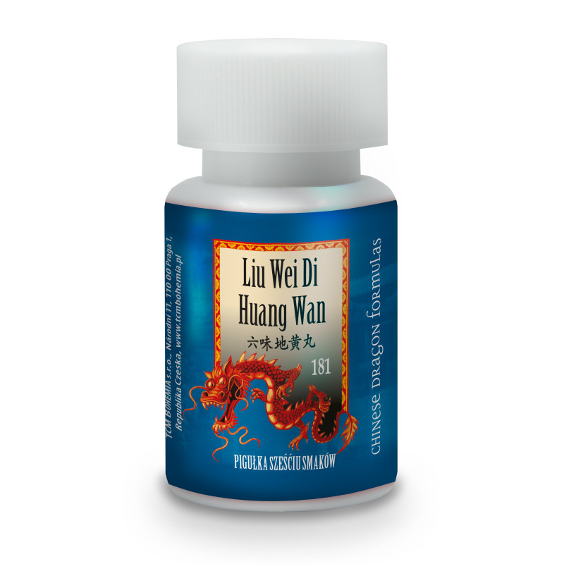 Receptura Liu Wei Di Huang Wan - 181 Pigułka sześciu smaków