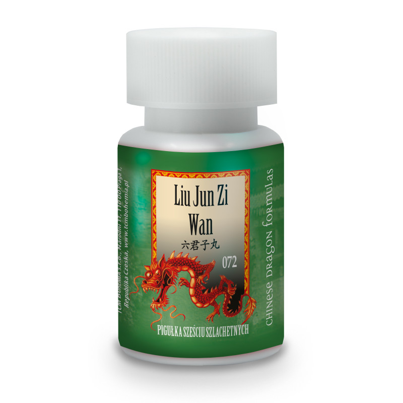 Receptura Liu Jun Zi Wan - 072 Pigułka sześciu szlachetnych